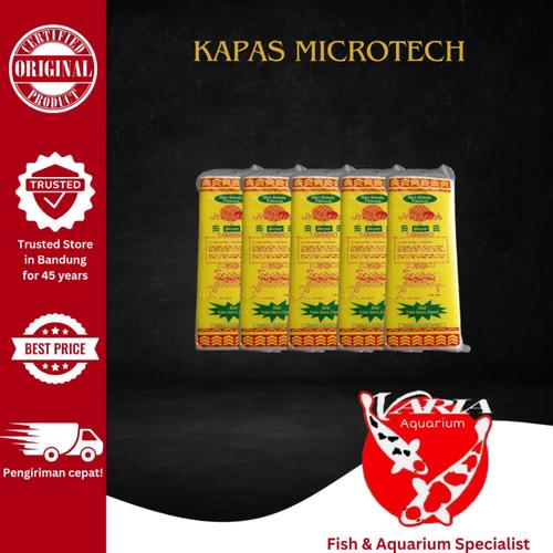 Jual Kapas Microtech Filter Aquarium 30x15 cm Busa Dakron Filter ...