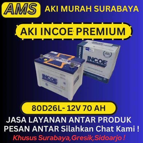 Jual Aki INCOE 80D26L Untuk mobil Pajero,Lexus,Fortuner,Inova,Prado ...