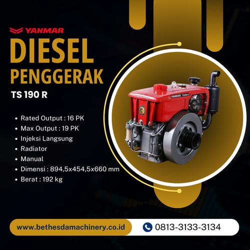 Jual Diesel Penggerak Yanmar TS 190 R 19 PK Radiator Manual - Jakarta Selatan - B3 Genset Store ...