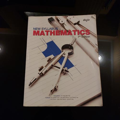 Jual TEXTBOOK New Syllabus MATHEMATICS 1 (7th Edition) Shinglee ...