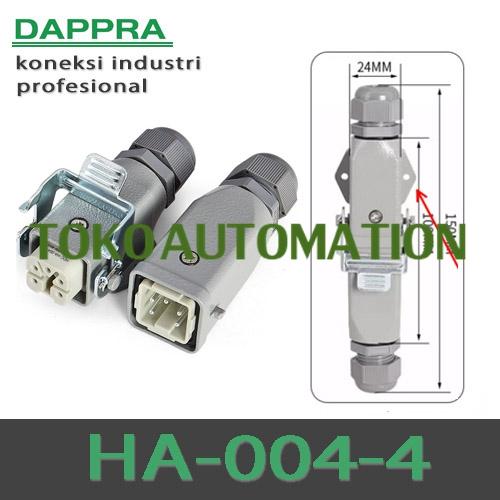 Jual HA-004-4 HDC-HA-004-F/M 5 Pin Heavy Duty Connector SU99 - Jakarta Utara - tokoautomation ...