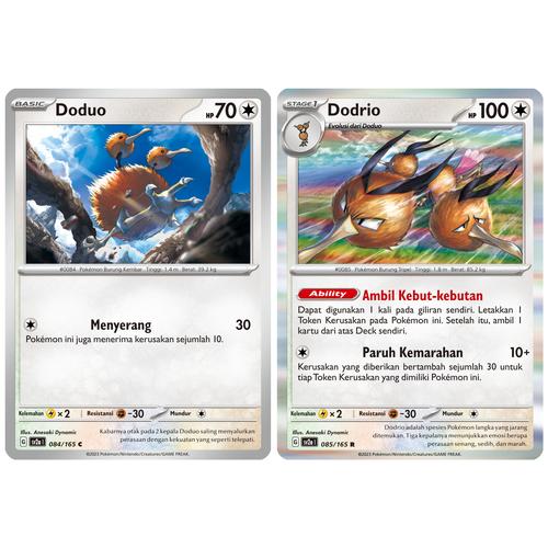 Jual Pokemon TCG Indonesia - Doduo, Dodrio 151 sv2a, Harta sv4a - Doduo ...