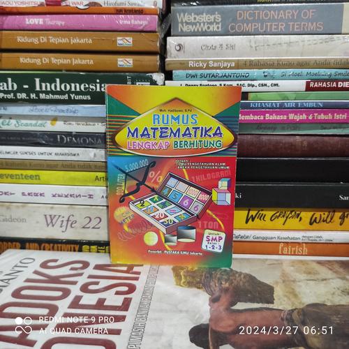 Jual Buku Original RUMUS MATEMATIKA LENGKAP BERHITUNG untuk SMP kls 1,2 ...