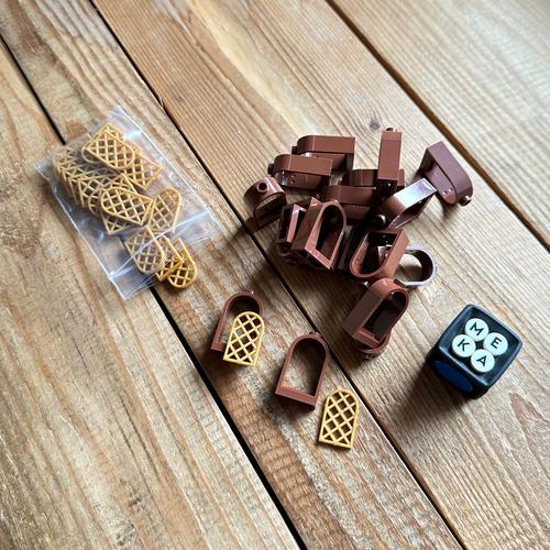 Jual Lego part reddish brown window 1x2x2 2/3 w/ pane no 30044 & 30046 ...