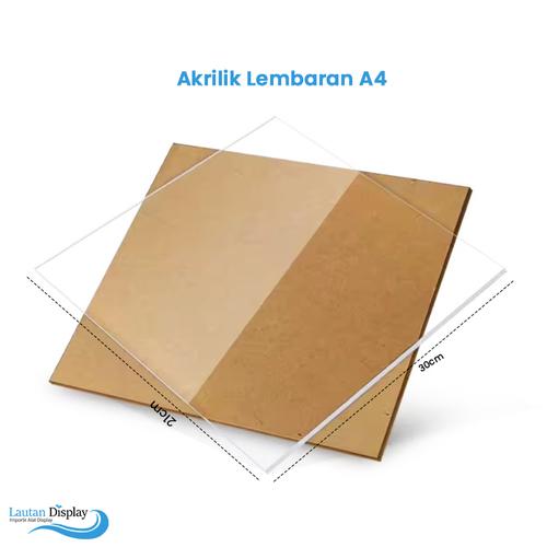 Jual Akrilik Lembaran Transparan / Bening A4 2mm Acrylic Polos Potongan A4 - Kota Tangerang ...