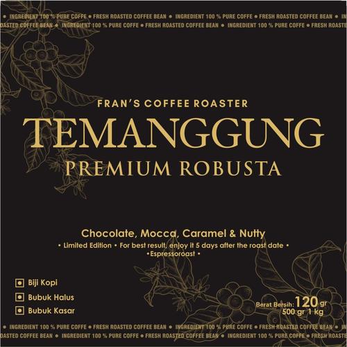 Jual PREMIUM COFFEE ROBUSTA ESPRESSO ( Roastbean / Kopi Bubuk ) frans ...