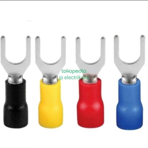 Jual Kabel Skun Y 1.5mm M4/Cable Lugs/Skun Garpu SVS1.25-4 TSS - Biru - Jakarta Pusat - jp ...
