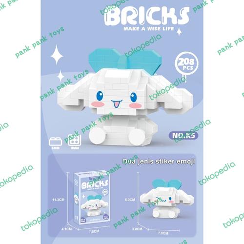 Jual lego bricks nano block cinnamoroll blue pink - Kota Malang - pank ...