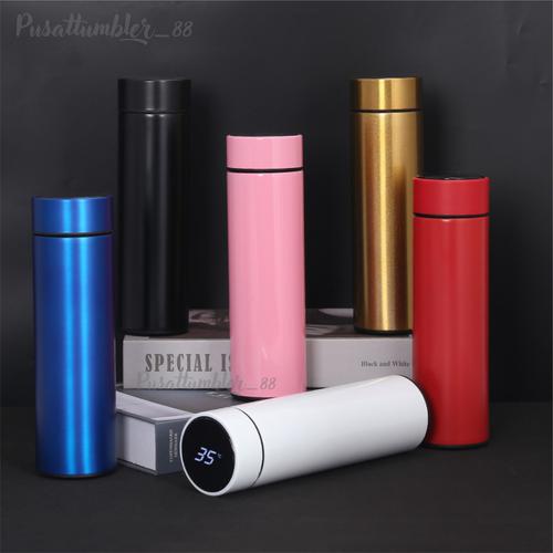 Jual Tumbler LED suhu Polos 500ml Stainless panas dingin - Pusattumbler ...