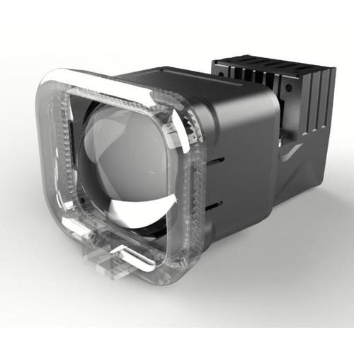 Jual ST Lampu BILED MATRIX 1.5 INCH SHROUD ANGEL EYES Motor Mobil blue ...