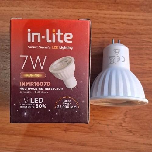 Jual LAMPU IN LITE HALOGEN LED SPOT MR16 7W DIMMABLE INMR1607D 12V ...
