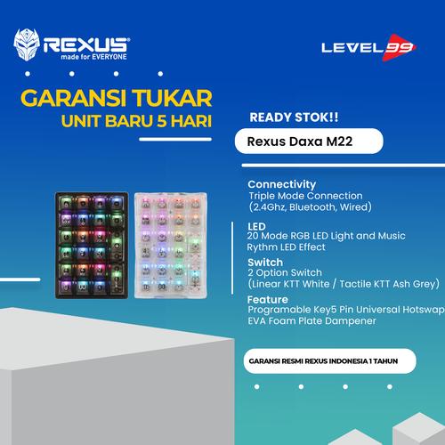 Jual REXUS DAXA M22 NUMERIC MECHANICAL Keyboard - Kota Surabaya ...