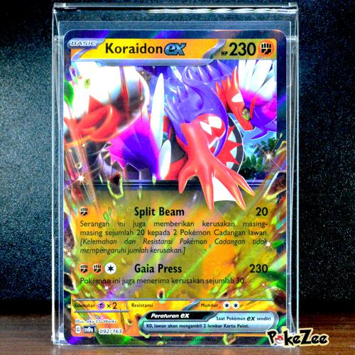 Jual Koraidon ex svDs 092/163 Kartu Pokemon TCG Indonesia Deck Ringkas ...