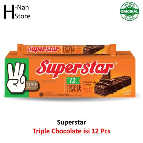 Jual Wafer Coklat Superstar Triple Chocolate - 1 Pcs - Kota Bekasi - H ...