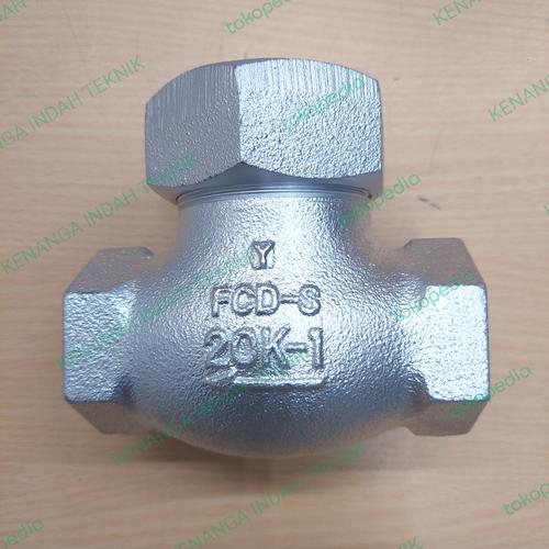 Jual Lift Check Valve 1" inch KITZ Steam 20K Ductile Iron DN25 ...