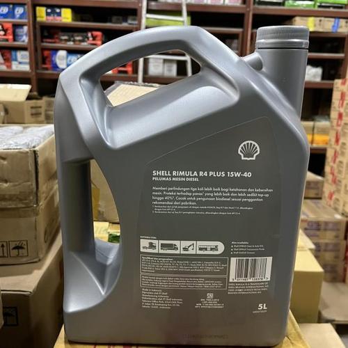 Jual ST Oli Mobil Diesel Shell RIMULA R4X PLUS 15W-40 5 Liter Asli ...