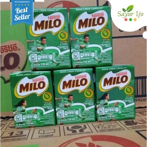 Jual MILO Susu UHT Cokelat 110 ML x 5 Kotak Chocolate Milk Susu Coklat ...