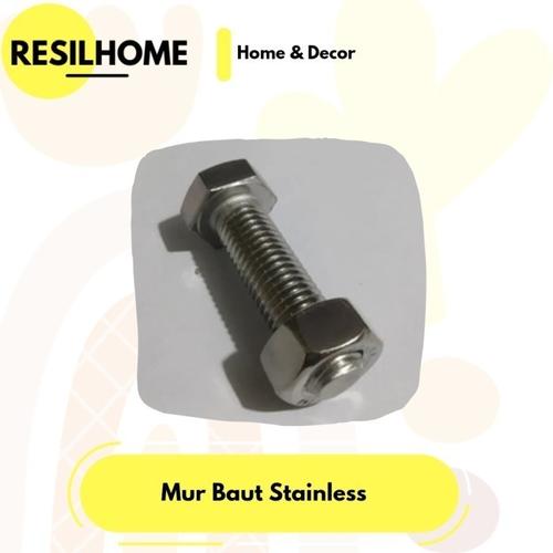Jual Baut Bolt Nut Stainless Diameter m14 Panjang 5 cm Sekrup Pengikat ...