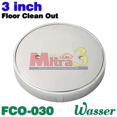 Jual Floor Clean Out WASSER FCO-030 3" Penutup Tutup Drainase Tutup ...