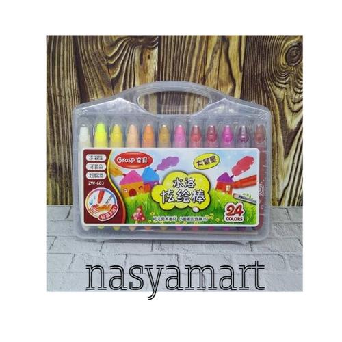 Jual Crayon : Grasp 24 warna KODE 603 MATA BESAR - Kotak retak ...
