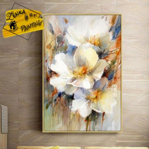 Jual dekorasi dinding bunga horizontal lebar 90 tinggi 60 - Kab ...