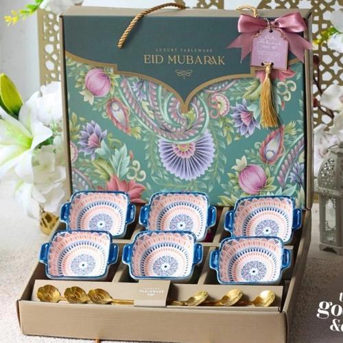 Jual Hampers Lebaran Idul Fitri Parcel Mangkok Set Keramik Premium Gift ...
