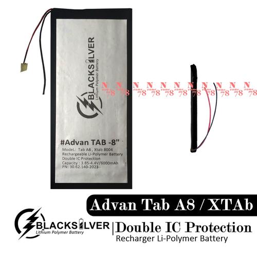 Jual Baterai Advan Tab A8 XTab 8004 8 inch Double IC Protection Online ...