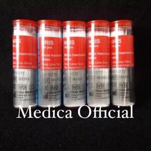 Jual VITREX heparin Micro Haematocrit / Tabung Hematokrit Mikro Kapiler ...
