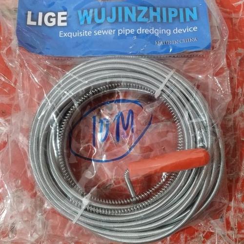 Jual [New] Kawat Pembersih Pipa Mampet 5 Meter 10 Meter Kawat Spiral ...