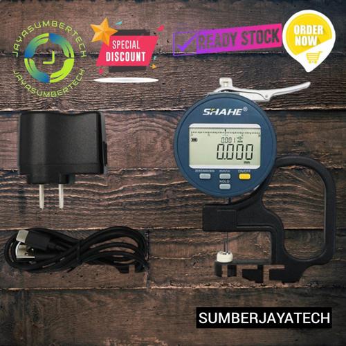 Jual Digital Thickness Gauge 0.001mm 0-10mm Shahe USB PC Micrometer ...