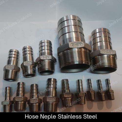 Jual Hose Neple / Nepel Selang SS304 1/2 Inchi - Jakarta Barat - Jaya ...