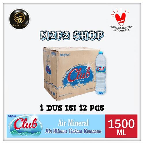 Jual Air Mineral Club Besar Botol Plastik Pet - 1500 ml | 1,5 liter ...