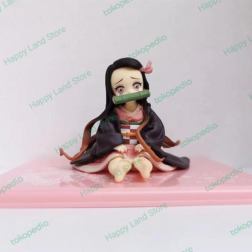 Jual Action Figure Anime Nezuko Kamado Model PVC Cute Mini Collection ...