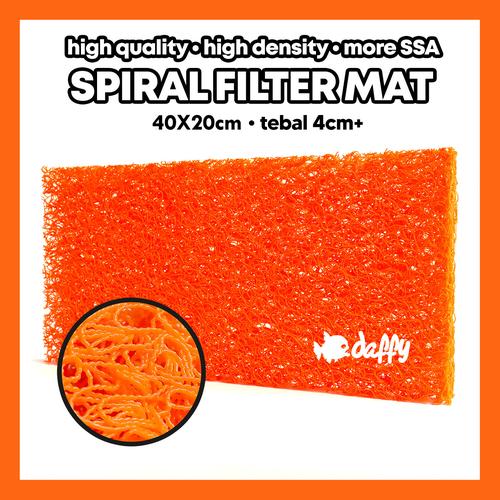 Jual Kuria SPIRAL Filter Mat 20x40 cm Japmat Spiral media filter kolam ...