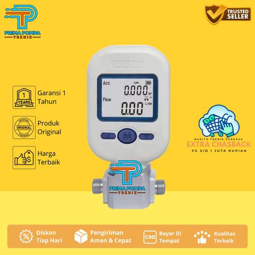 Jual MF5706 Digital Mass Flow Meter Gas Air Flow Meter 0-20L/min LPM ...