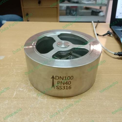 Jual Wafer Disco Check Valve DCV Stainless 316 PN40 4" inch DN100 ...