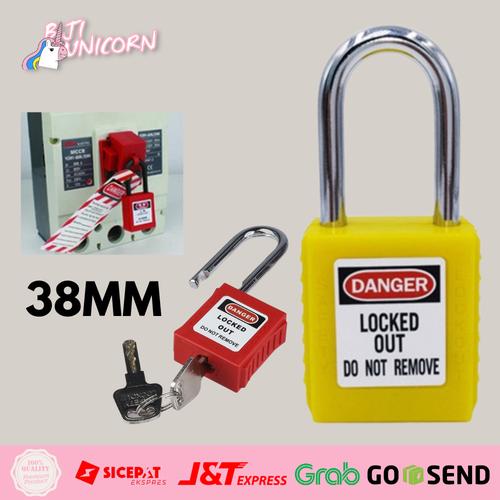 Promo Gembok Safety Equipment Loto Padlock 38mm Merah dan Kuing - red ...