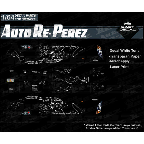 Jual [WHITE TONER] DECAL HOTWHEELS WHITE TONER -LIVERY SUKI FAST ...