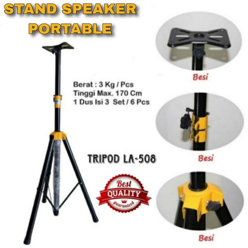 Jual stand speaker full besi speaker aktif speaker portable stand ...