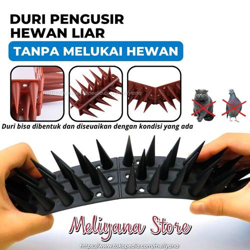 Promo Pengusir Anti Kucing Anjing Duri Paku Plastik Untuk Pagar Dinding ...