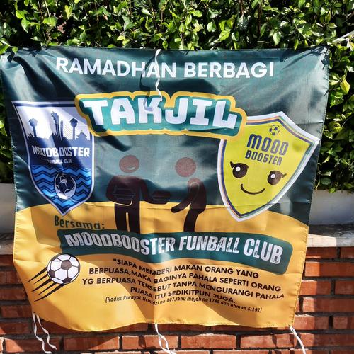 Jual spanduk kain / banner kain / bendera kain custom gambar dan logo ...