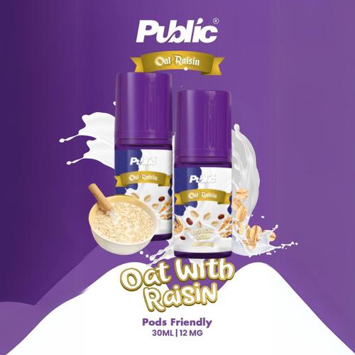 Jual Public Oat Raisin Oat with Raisin Pods Friendly 30ML by Public ...
