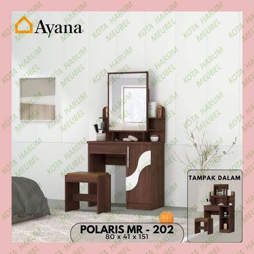 Jual meja rias premium minimalis modern simple aesthetic kayu olympic ...