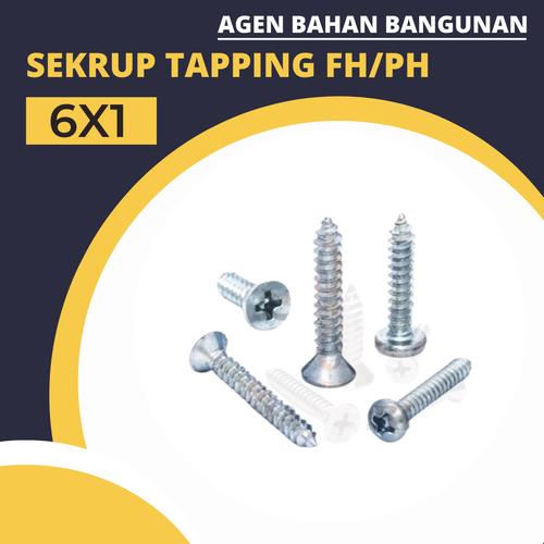 Jual Sekrup Tapping / Tapping Screw HPL PH+ 6x1 - Jakarta Utara - Agen ...