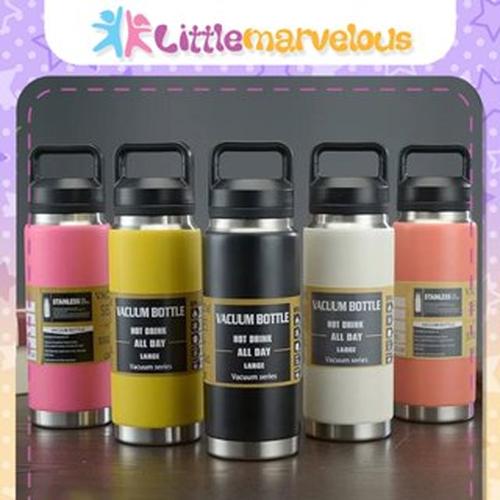 Jual BOTOL MINUM STAINLESS GAGANG TUMBLER TEBAL TAHAN PANAS DINGIN ...