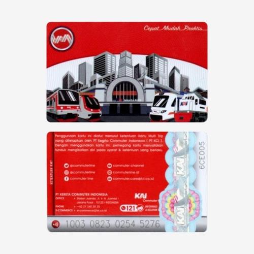 Jual RH Kartu Multi Trip KRL KAI LRT MRT KMT Commuter Line - Saldo 10K ...