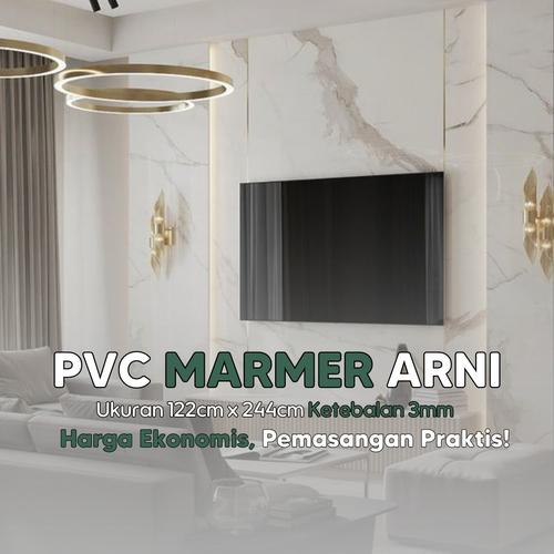 Jual Panel PVC Motif MARMER Uk. 1,22m X 2,44m - PVC Marmer ARNI tebal ...