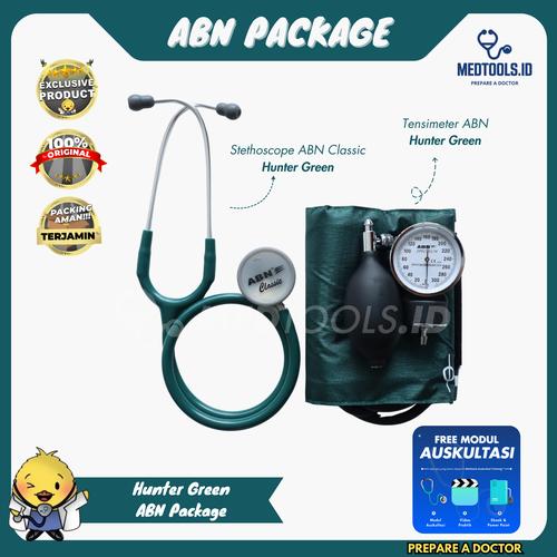 Jual Stethoscope ABN Classic + Tensimeter ABN Spectrum [PAKET ABN ...