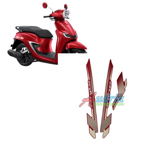 Jual Striping Stiker Lis Body Motor Honda Stylo 160 2024 Merah Standar ...
