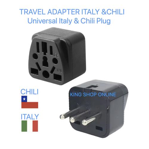 Promo Colokan Steker Travel Adapter Konverter Ke Italy Etiopia Type L ...